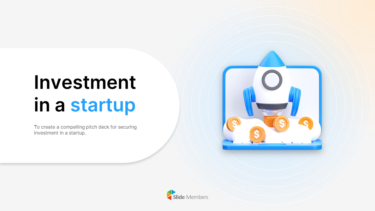 Investment in a startup startup pitch