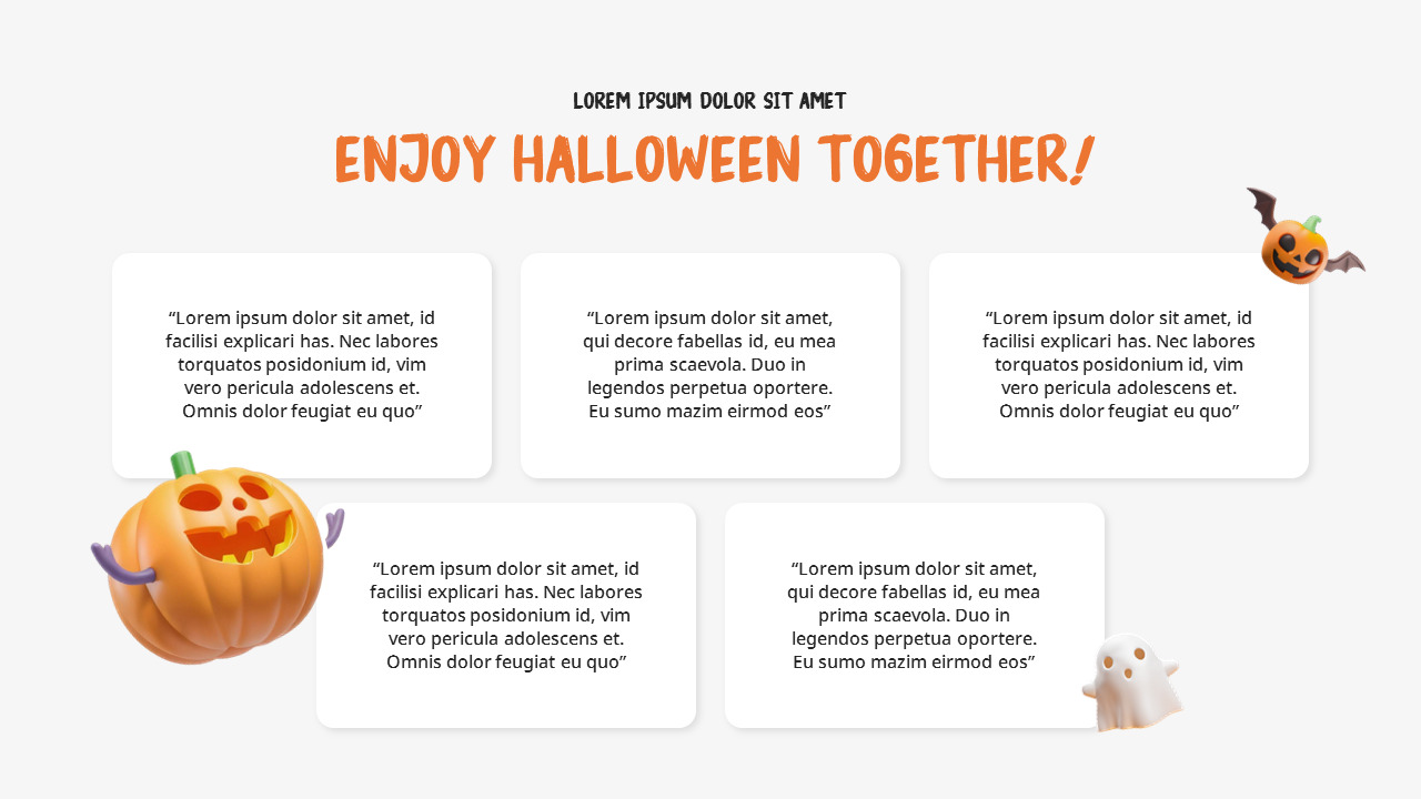 Joyeuse journée d'Halloween partage de diapositives ppt