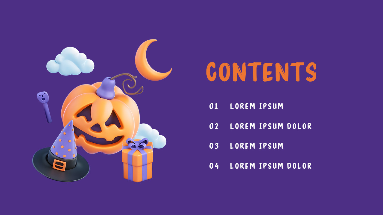 Happy Halloween Day template design