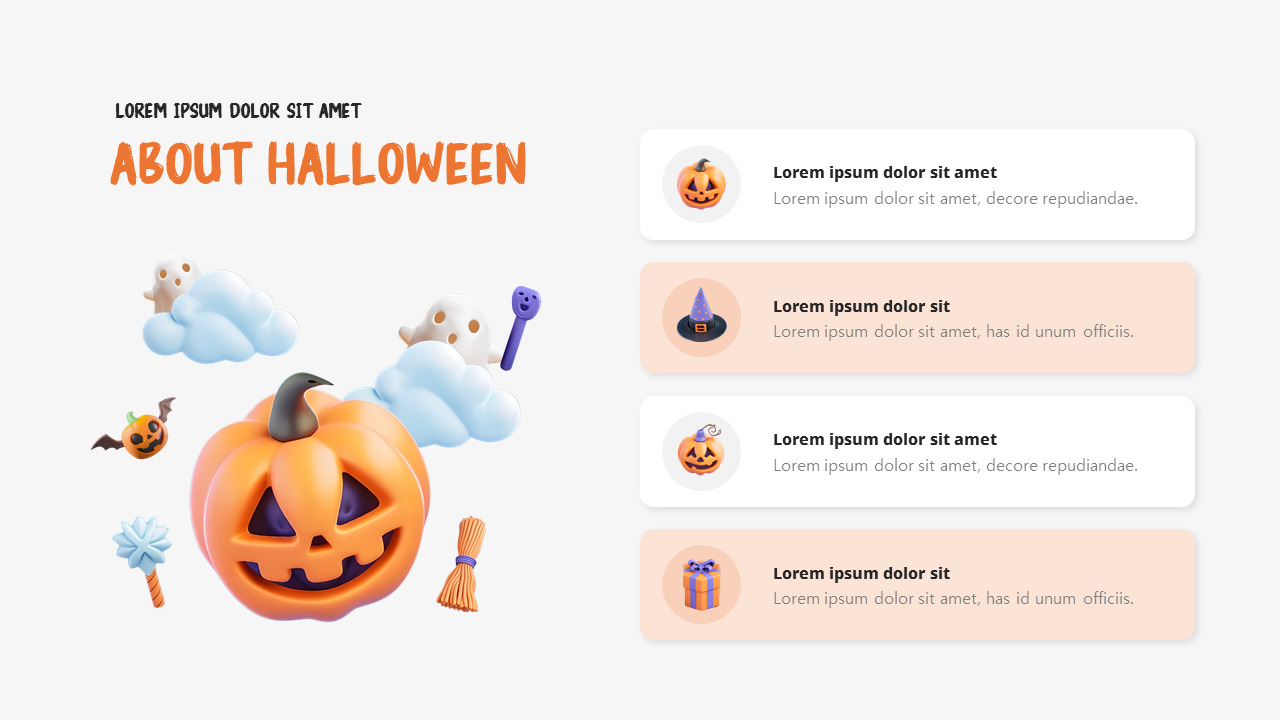 Happy Halloween Day template design