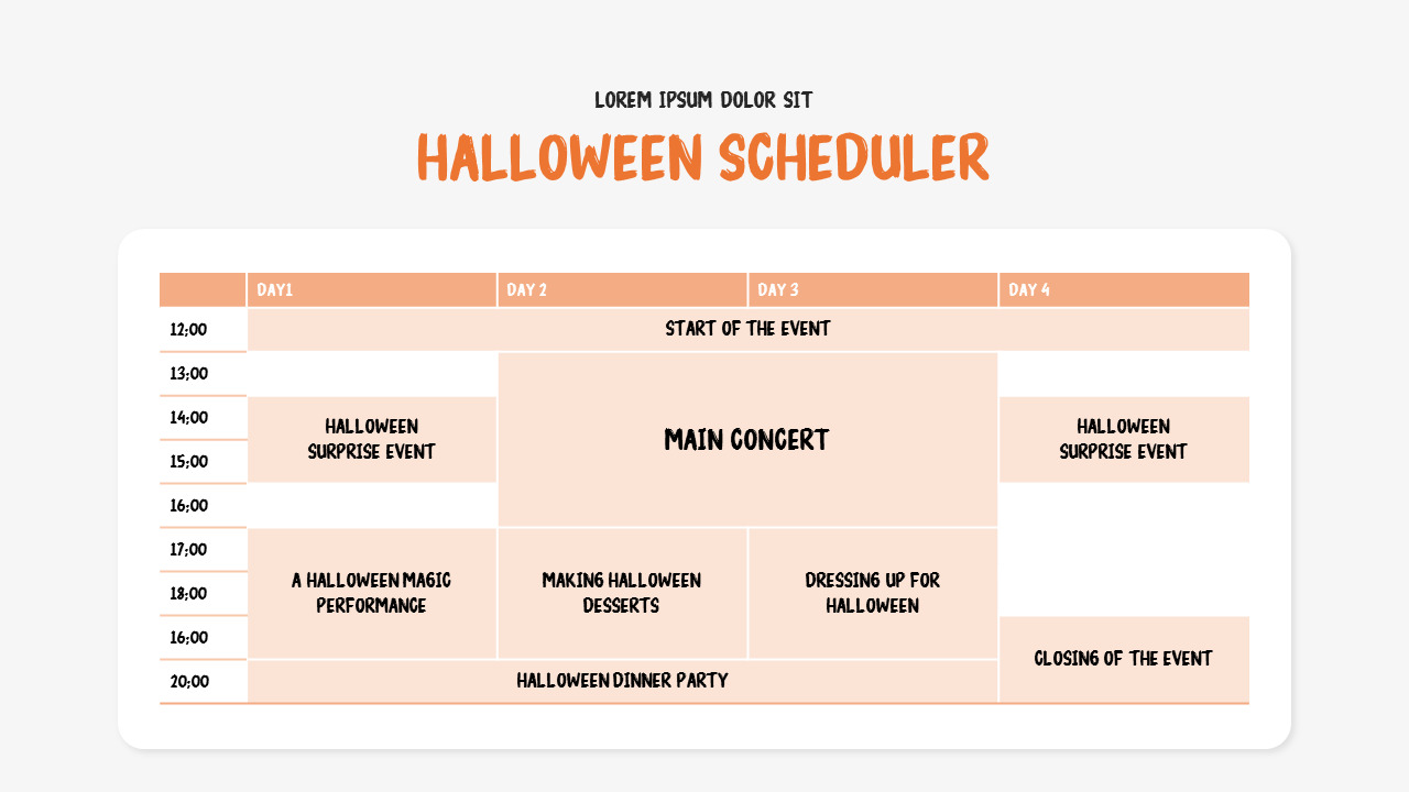 Happy Halloween Day template design