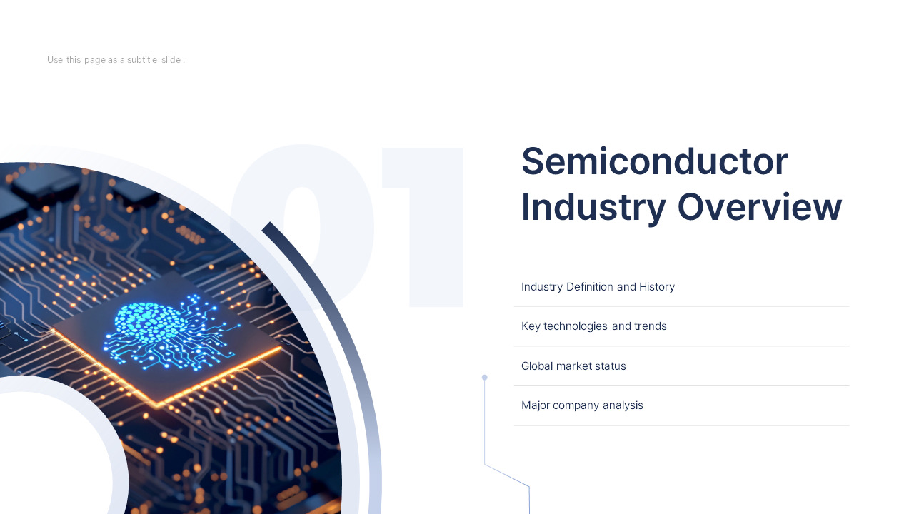 Semiconductor Industry Investment Analysis Report company presentation ppt