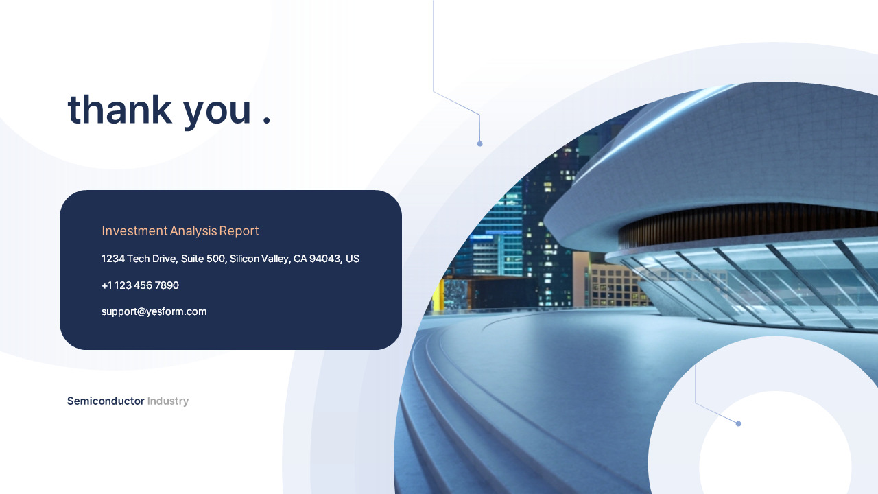 Semiconductor Industry Investment Analysis Report company presentation ppt