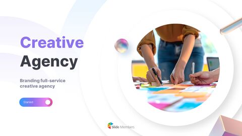 Branding full-service creative agency slide deck