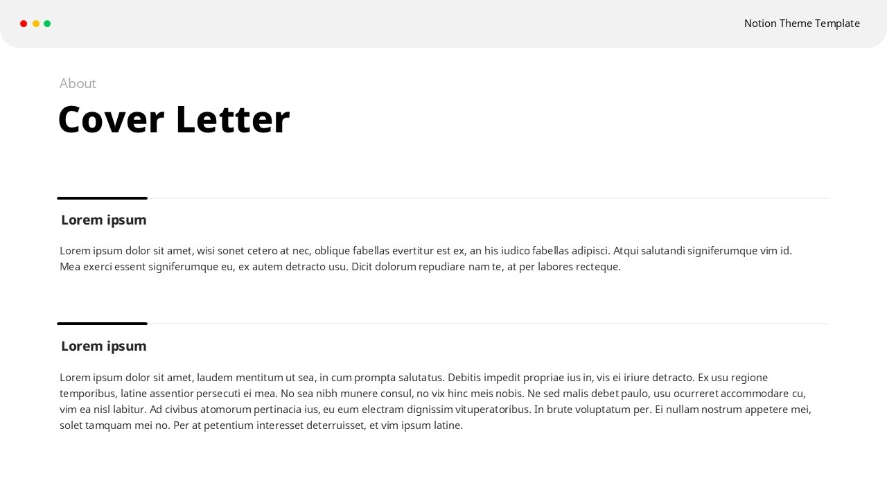 Design Portfolio Notion Concept powerpoint layout