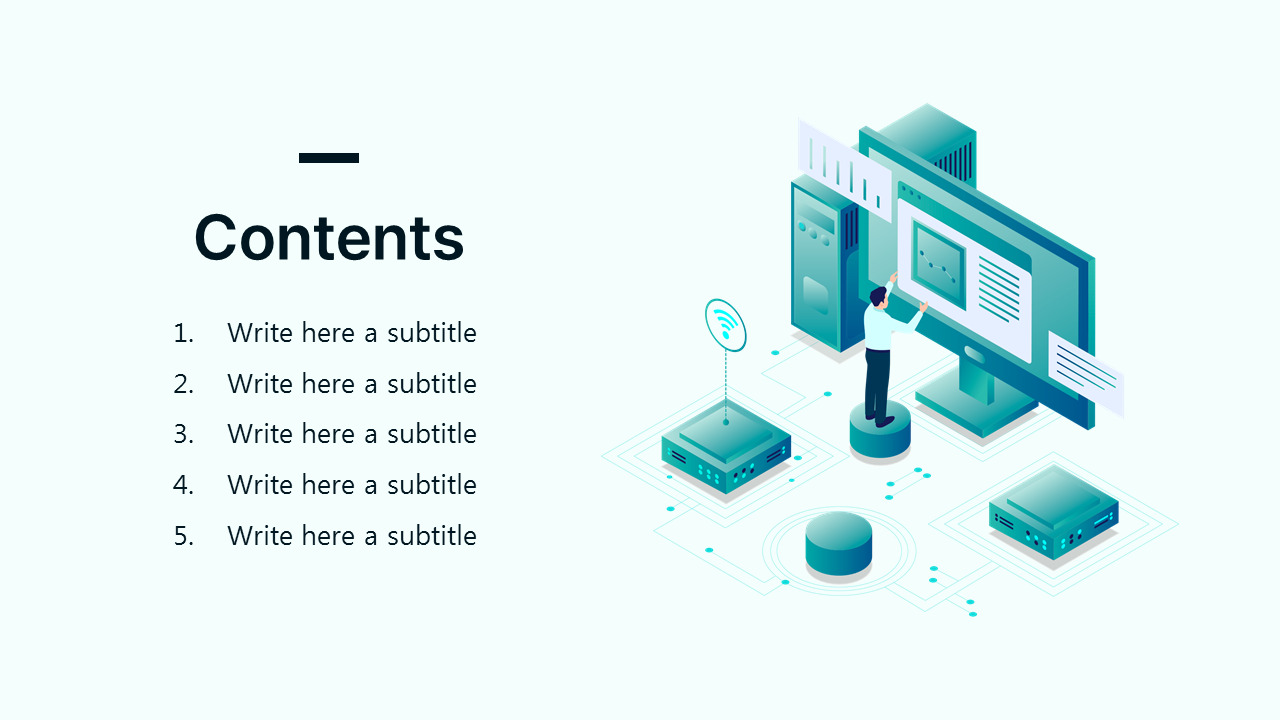 Future Network Technology Custom Google Slides|Business