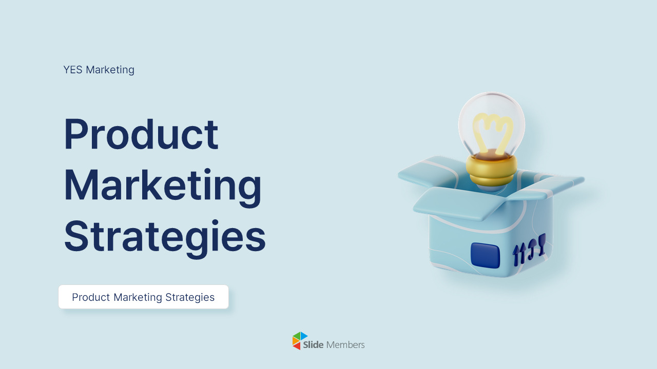 Product Marketing Strategies team presentation template