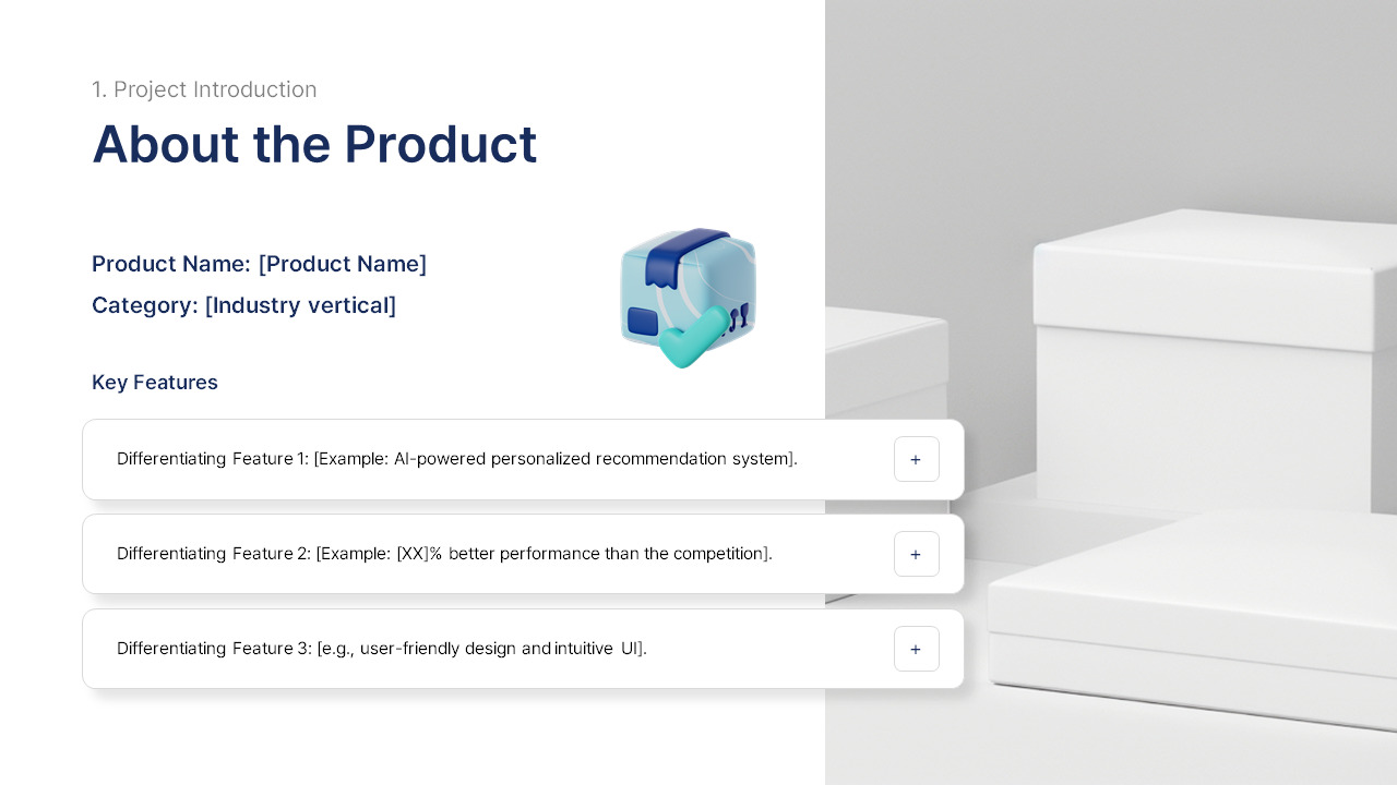 Product Marketing Strategies team presentation template