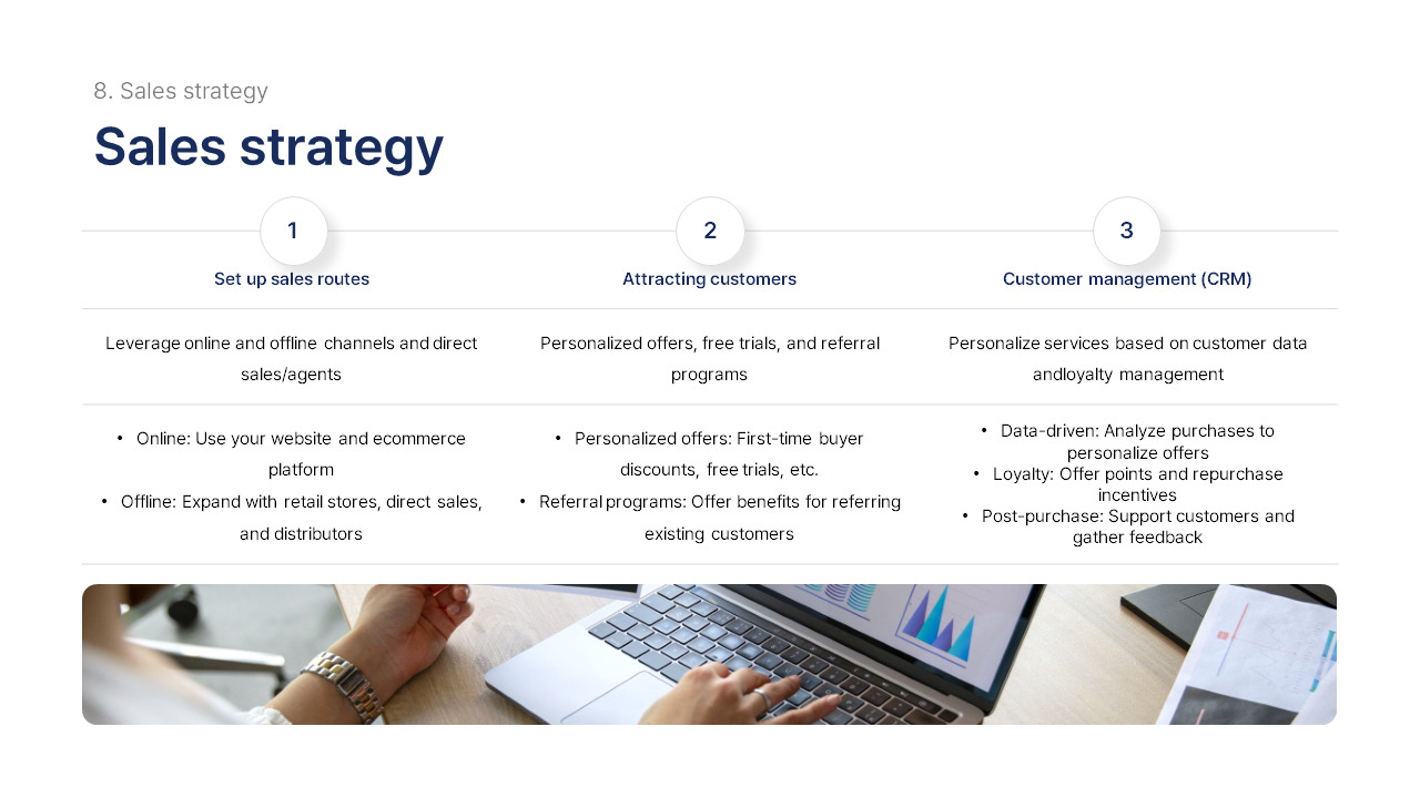 Product Marketing Strategies team presentation template