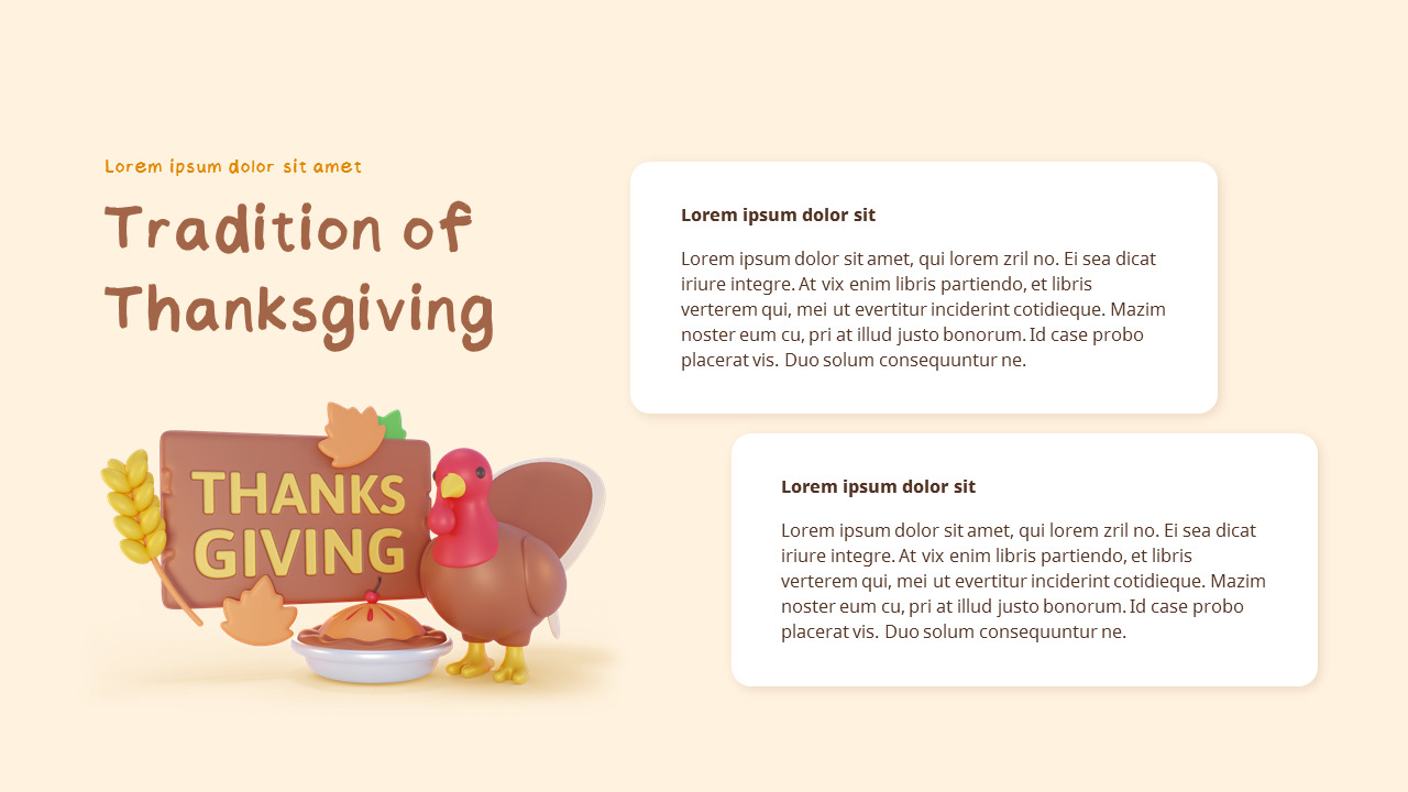 Thanksgiving Pitch Deck PowerPoint Template