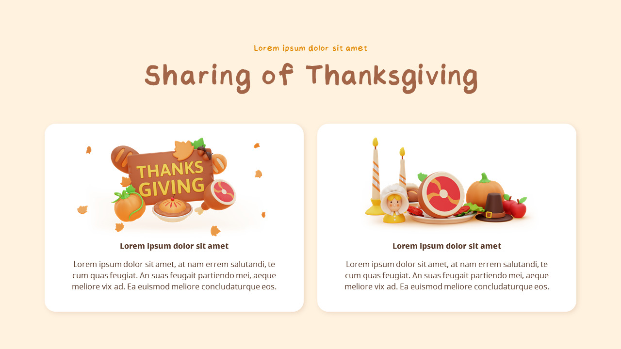 Thanksgiving Day pitch deck template ppt