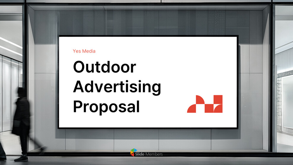 Outdoor Advertising Proposal slide design
