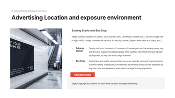 Outdoor Advertising Proposal slide design