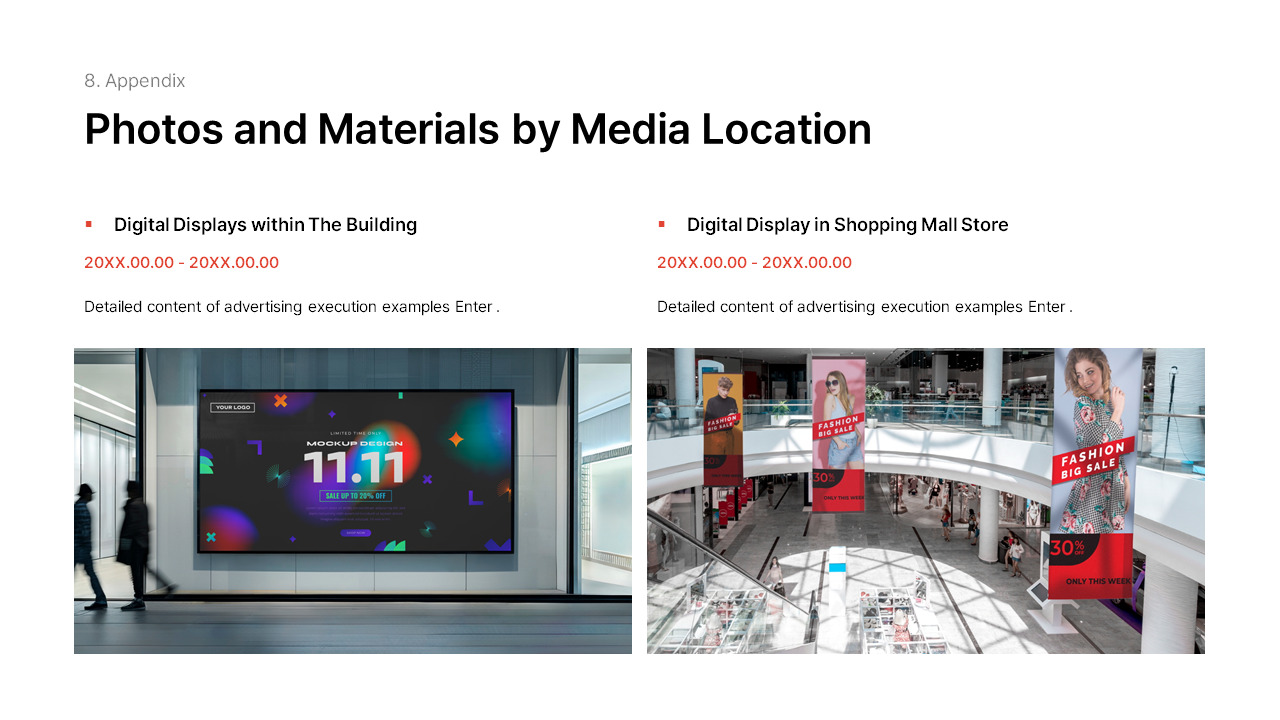 Outdoor Advertising Proposal slide design