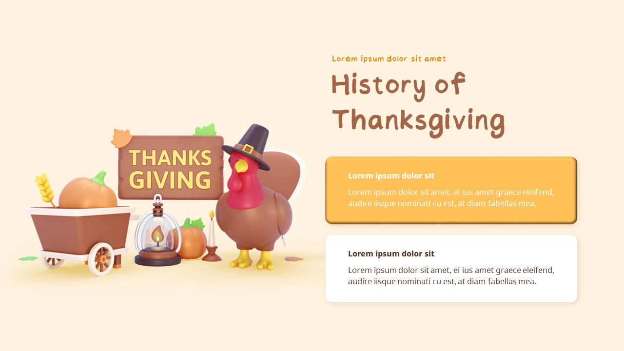 Thanksgiving Day google slides powerpoint