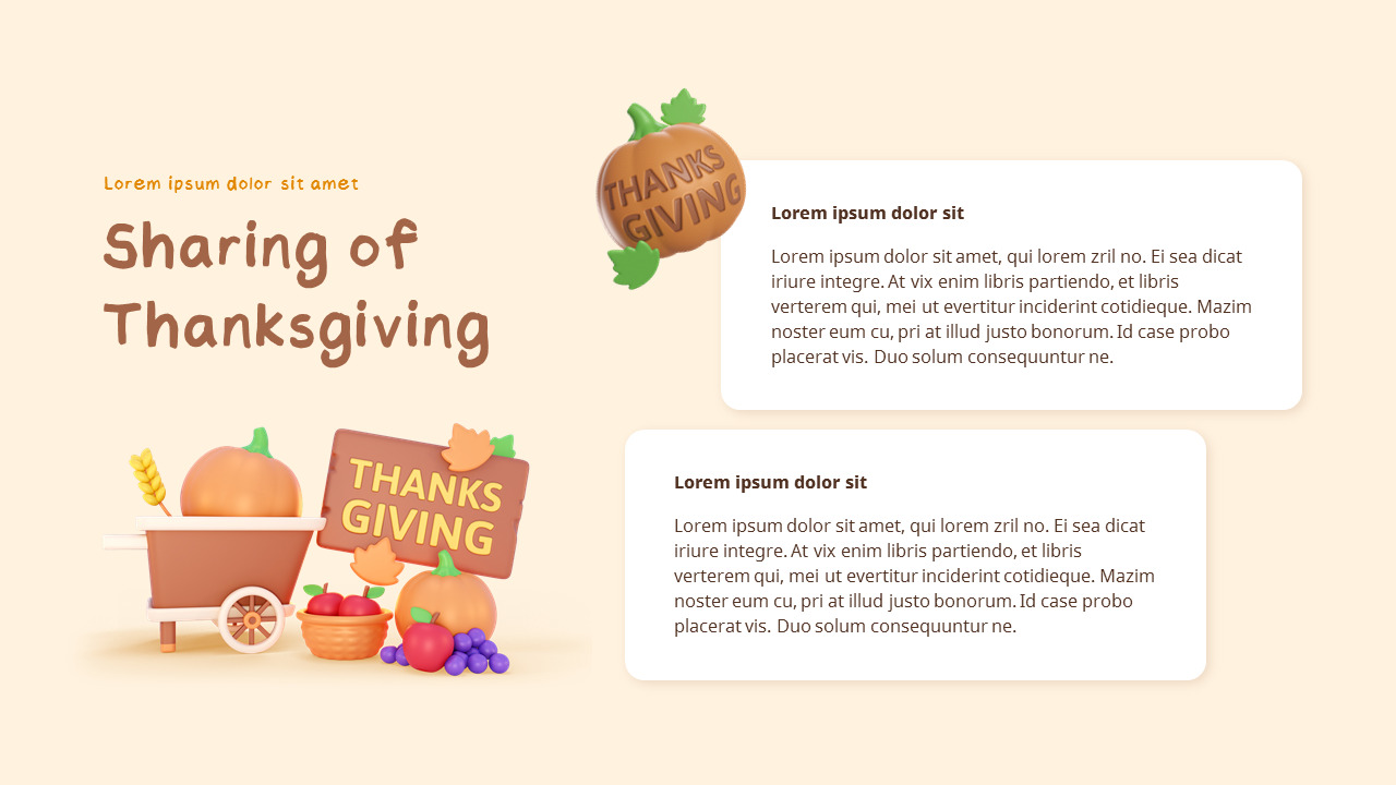 Thanksgiving Day google slides powerpoint