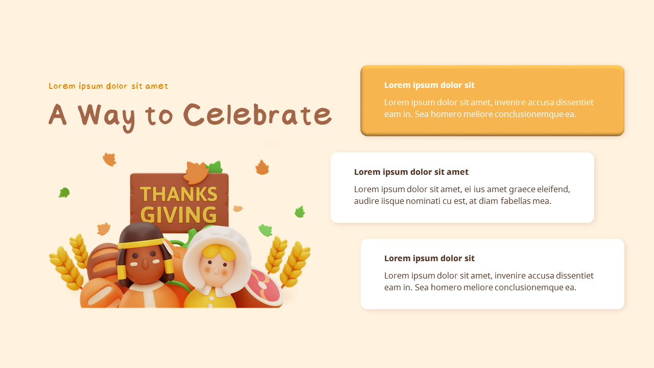 Thanksgiving Day google slides powerpoint