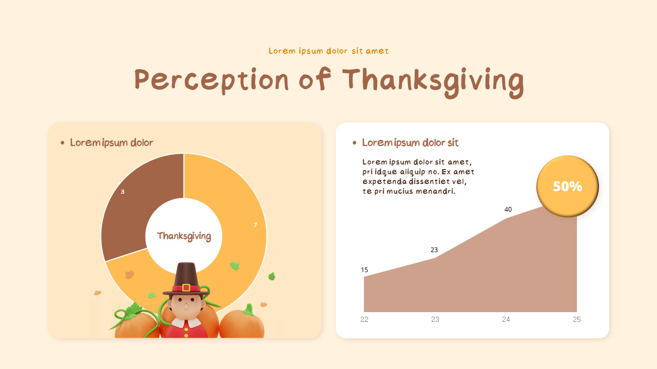 Thanksgiving Day google slides powerpoint