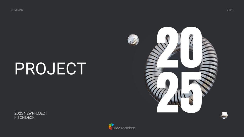 2025 New Project Template design presentation template