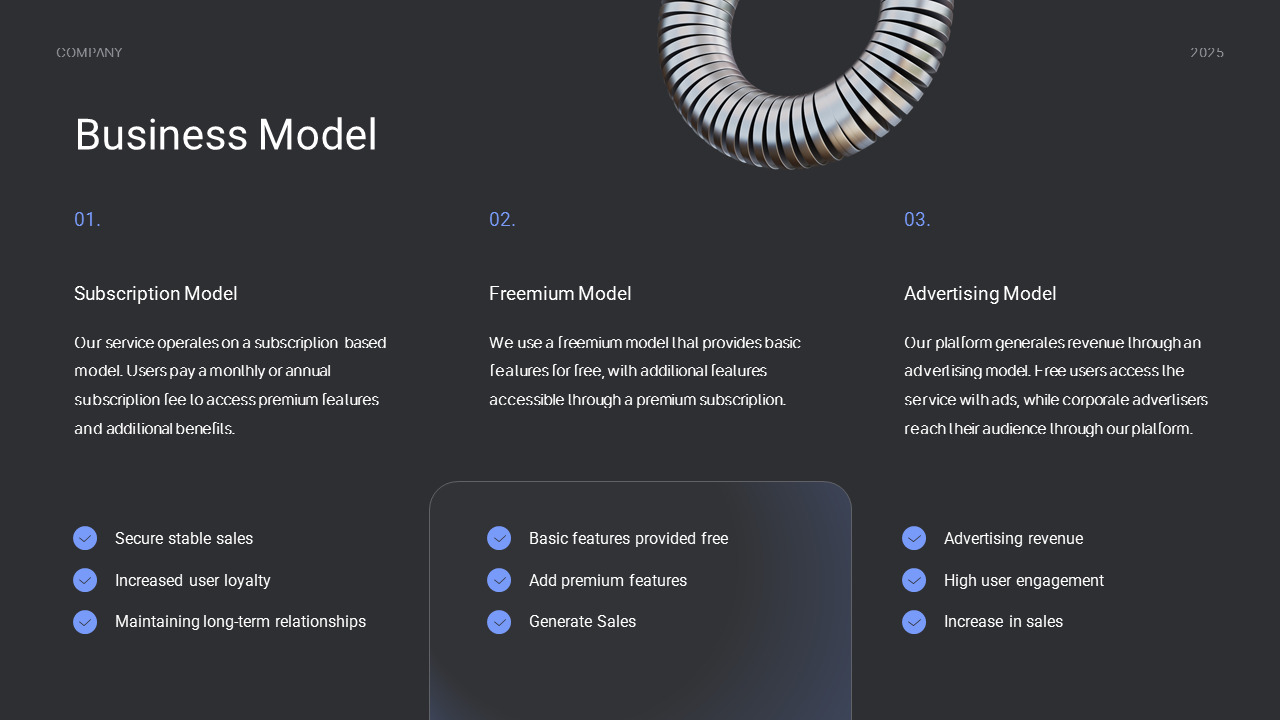 2025 New Project Template design presentation template