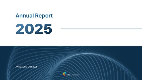 Annual Report 2025 company profile ppt template
