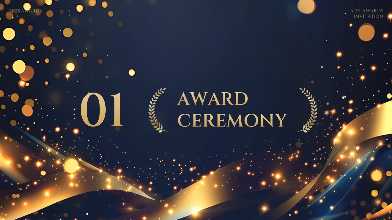 Best Awards Invitation Best PPT Slides