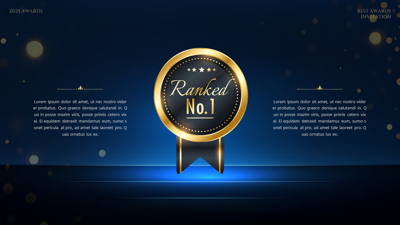 Best Awards Invitation Best PPT Slides