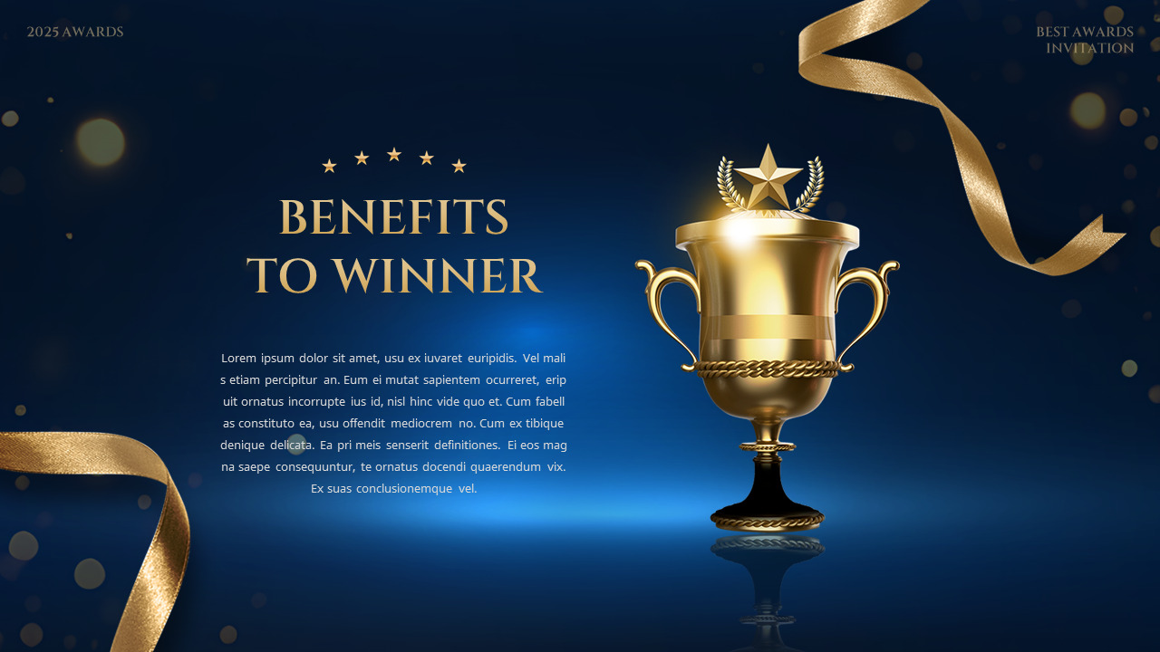 Best Awards Invitation Best PPT Slides