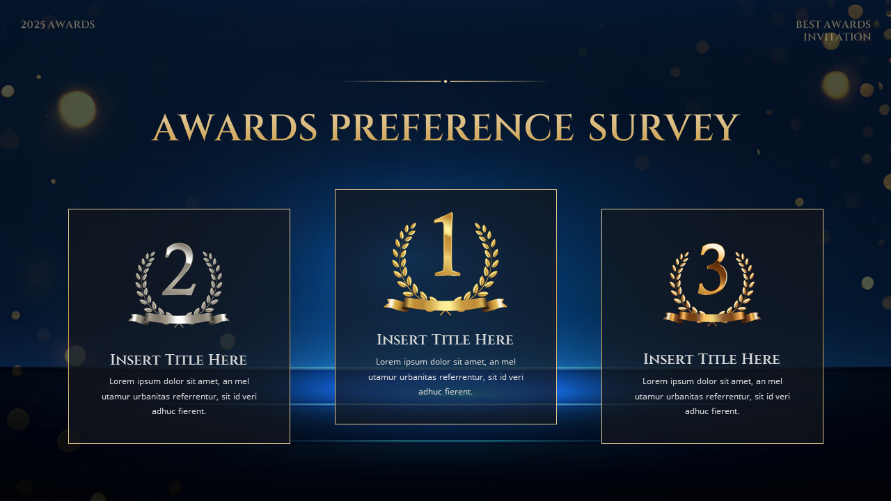 Best Awards Invitation Best PPT Slides
