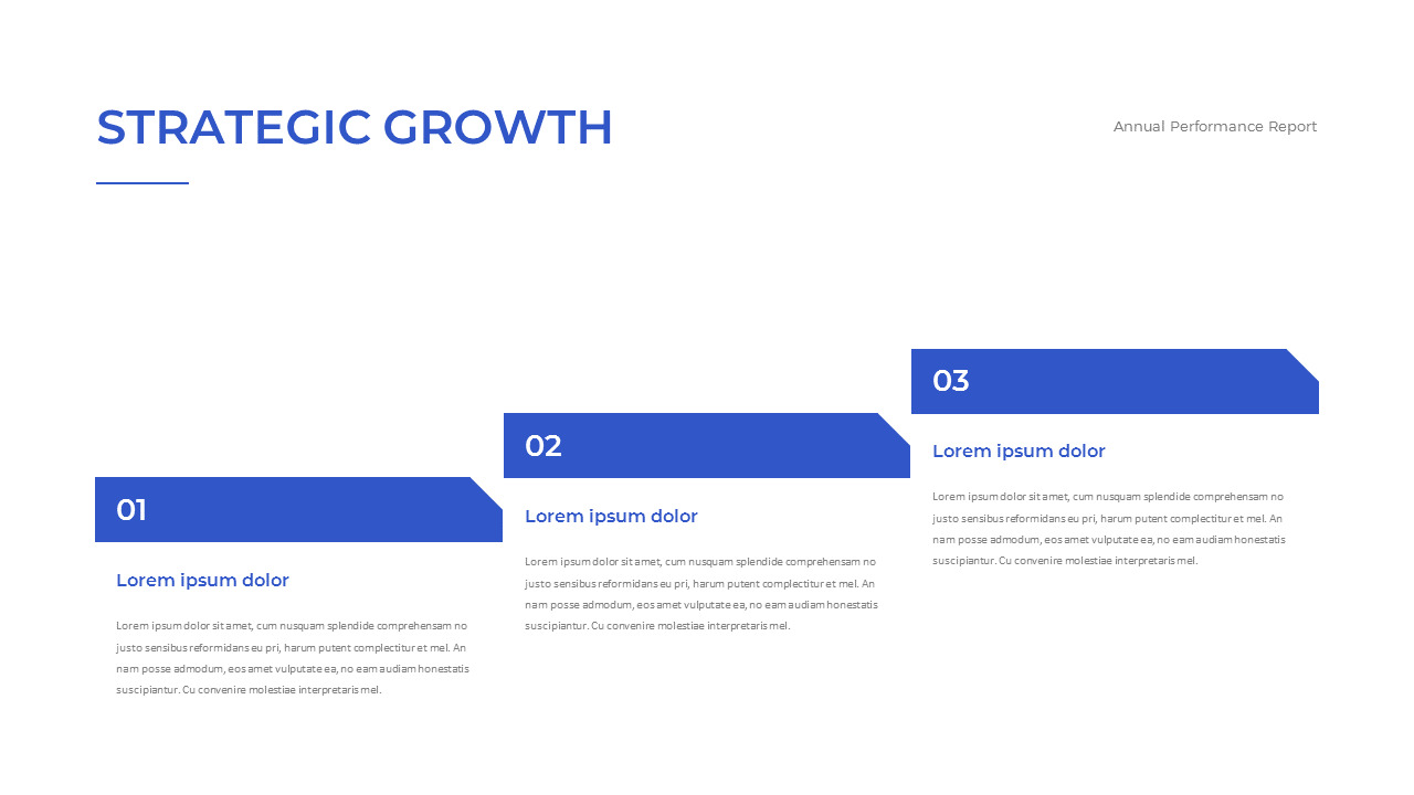 Annual Performance Report presentation slide design