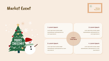 Happy Christmas template google slides