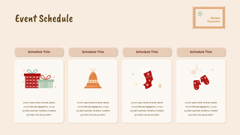 Happy Christmas template google slides