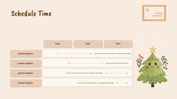 Happy Christmas template google slides