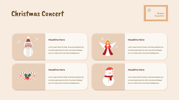 Happy Christmas template google slides