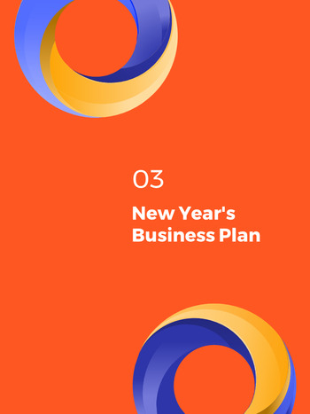 2025 Business Plan Vertical Template deck templates