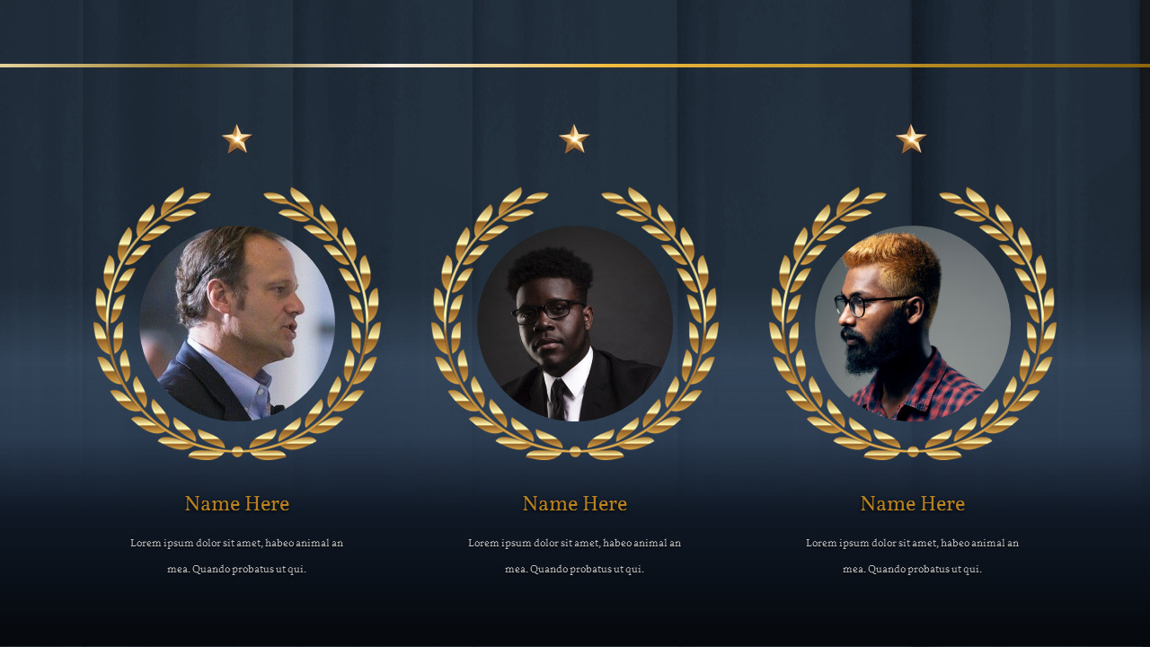 Employee Award Ceremony powerpoint presentation sample download