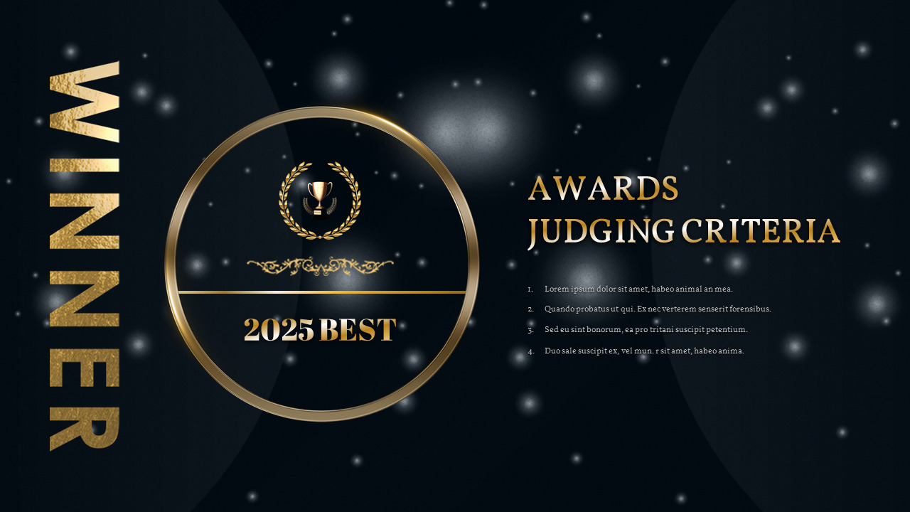 Employee Award Ceremony powerpoint presentation sample download
