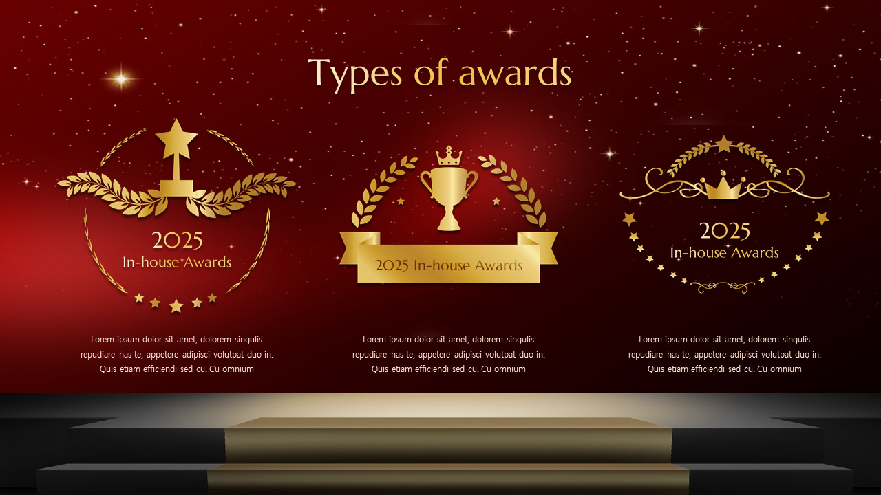 Premios Best 2025 Plantillas PPT