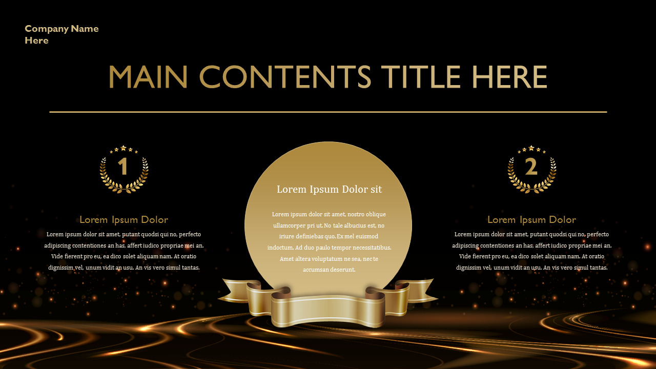 The 2025 Best Awards Presentation PowerPoint Templates Design