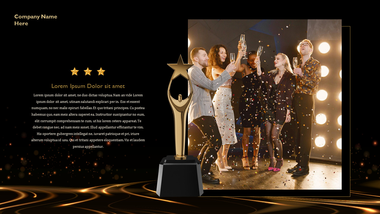 The 2025 Best Awards Presentation PowerPoint Templates Design