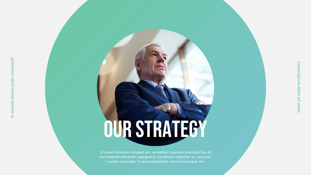 2025 Annual Review company profile ppt template