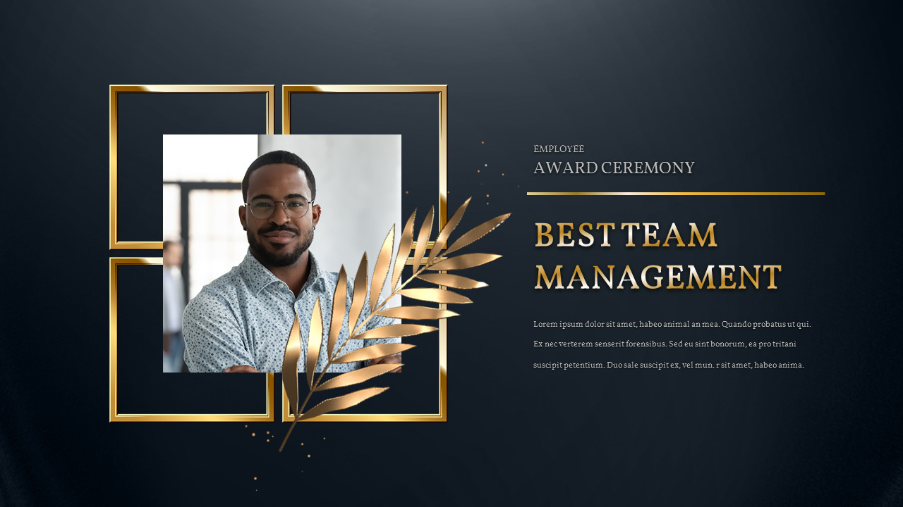 Employee Award Ceremony Google Presentation Templates