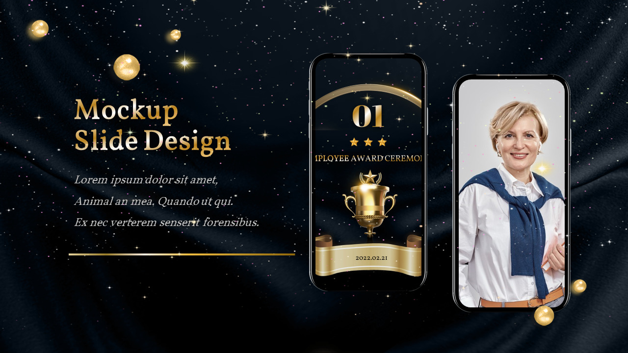 Employee Award Ceremony Google Presentation Templates