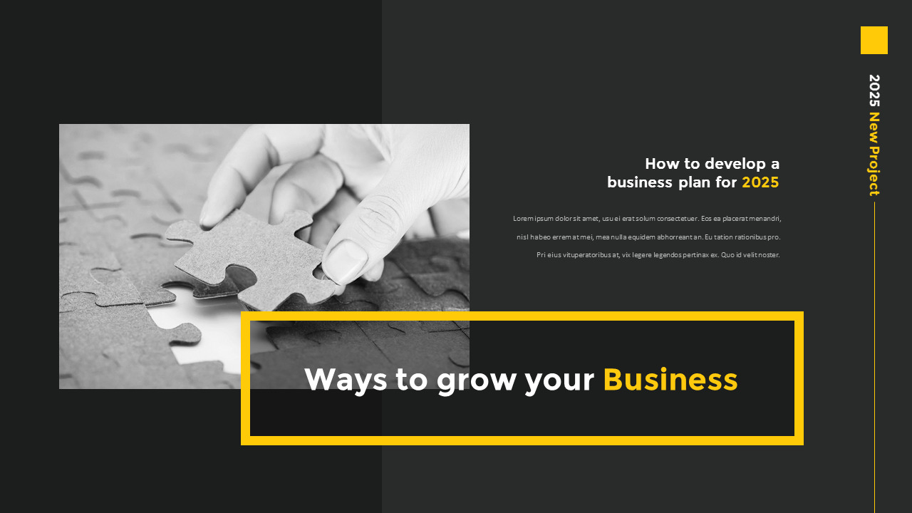 Growing a Successful Business 2025 google google slides template
