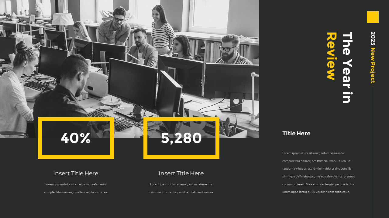 Growing a Successful Business 2025 google google slides template