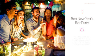 Happy New Year 2025 professional presentation