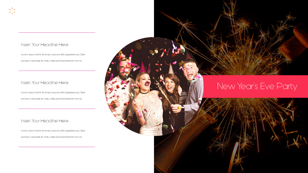 Happy New Year 2025 professional presentation