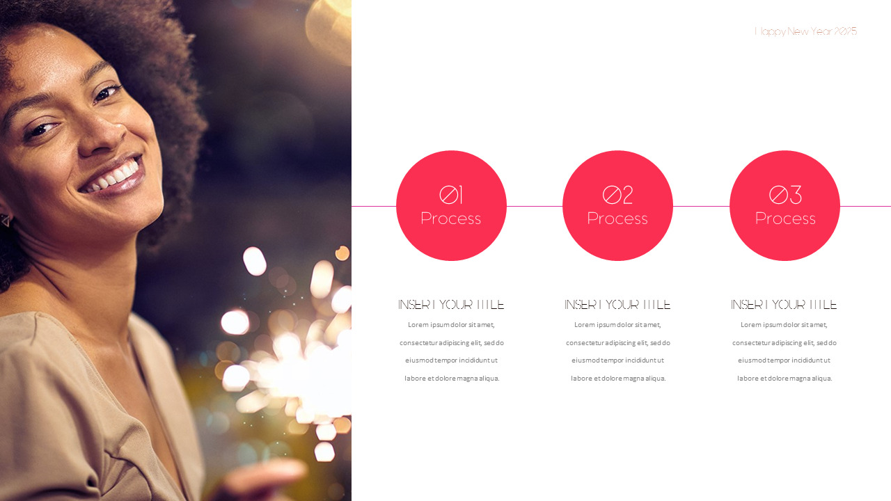 Happy New Year 2025 professional presentation