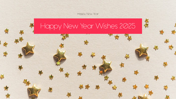 Happy New Year 2025 professional presentation
