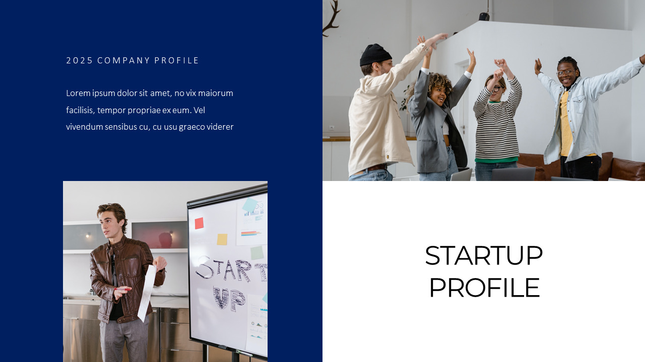 2025 Company Profile Creative Google Slides